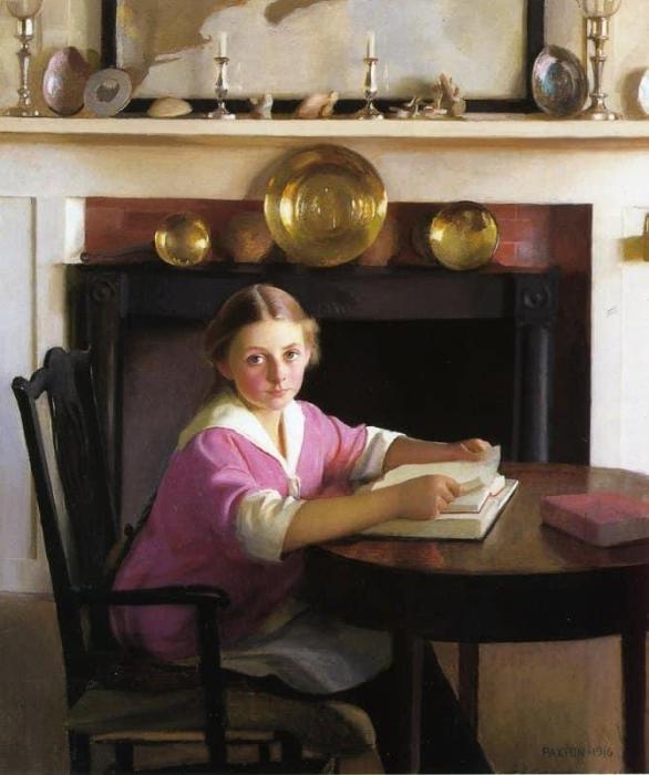 Portrait Of Elizabeth Blaney 1916 ｜ Original Oil Painting by Artist Monkeys