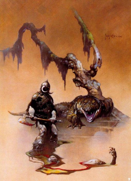 Death Dealer 4 ｜ Original Oil Painting by Artist Monkeys
